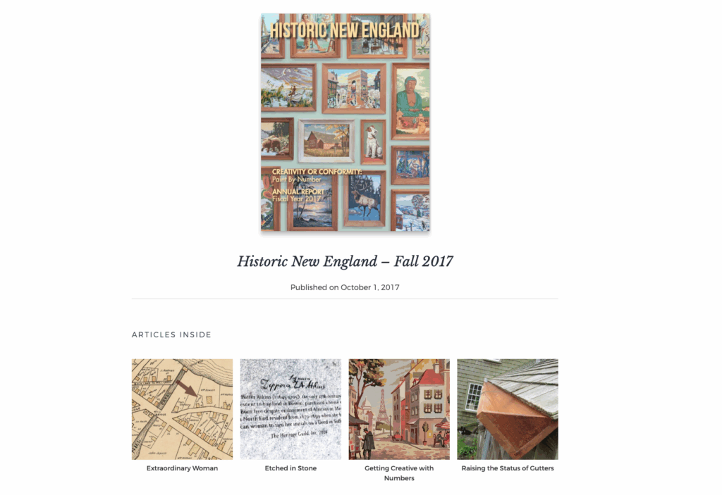 Celebrating a Quarter-Century of Storytelling with Historic New England ...